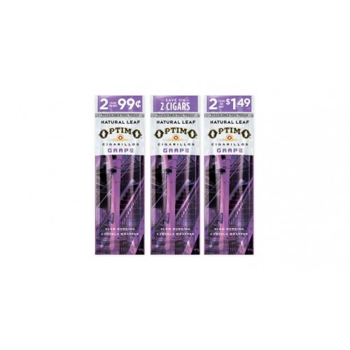 OPTIMO GRAPE Cigarillos/30-2 for 99c – Global Wholesale Distributors LLC